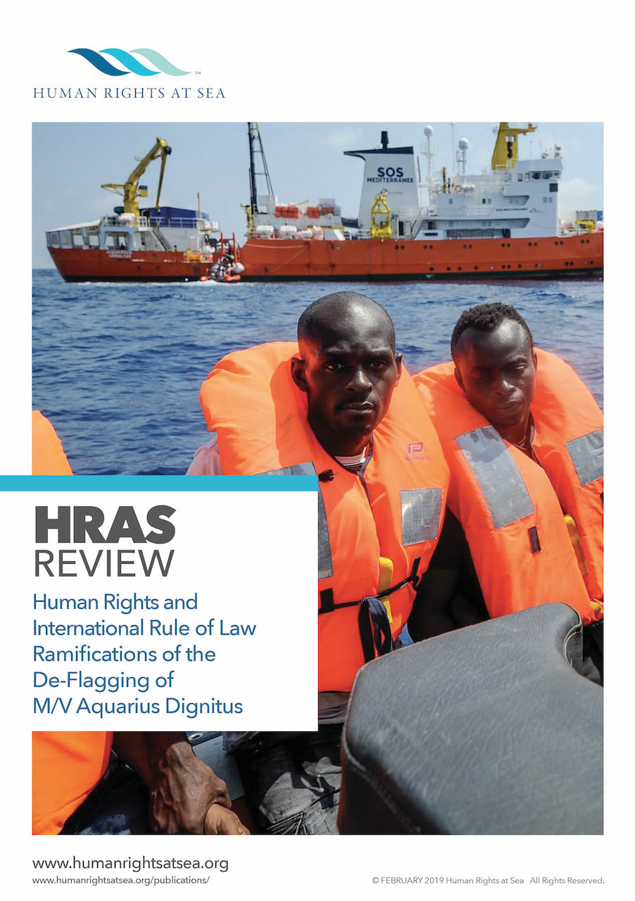 Independent Review of Ramifications of the De-Flagging of M/V Aquarius ...