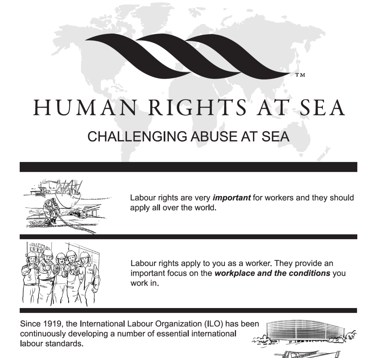 Education Infographic: Human Rights and Labour Rights at Sea | Human ...